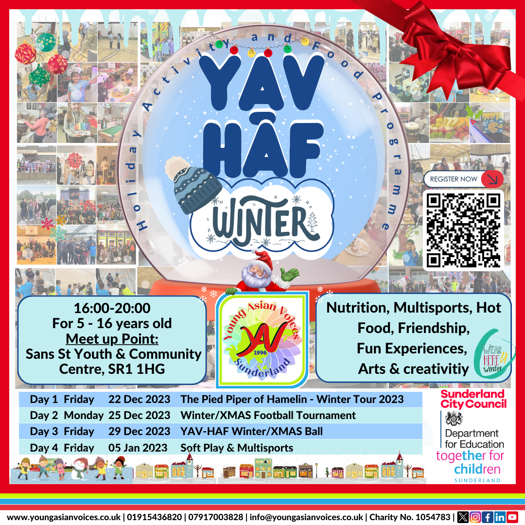 YAV HAF Winter 2023 Holiday Programme - Young Asian Voices (YAV)